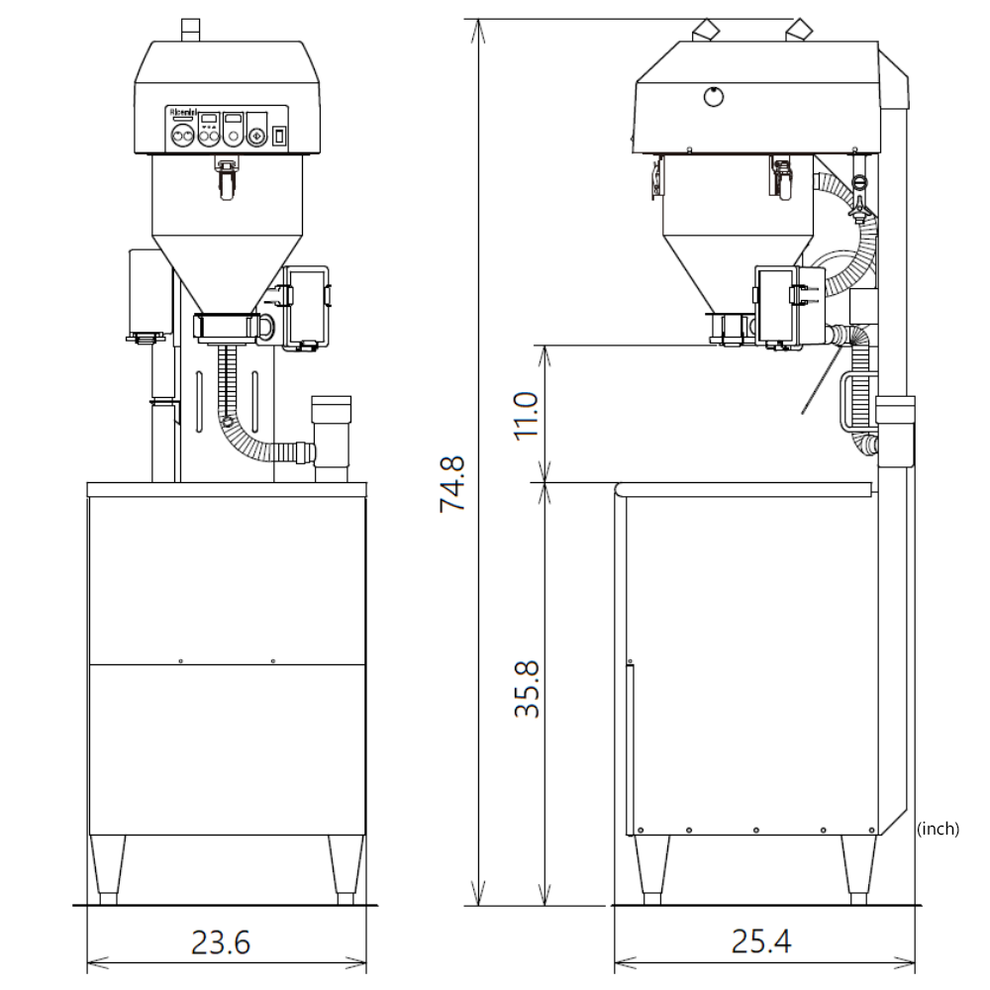RM-401AG-UL Ricemini Automatic Rice Washing Machine
